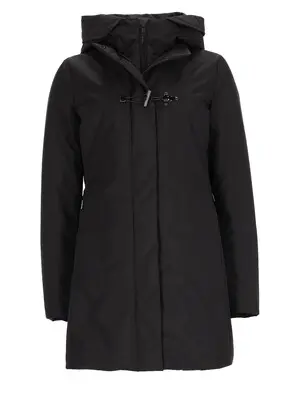 FAY Cappotto Parka Con Cappuccio - Black