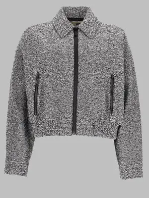 Michael Kors Giacca Bomber In Cotone Con Zip