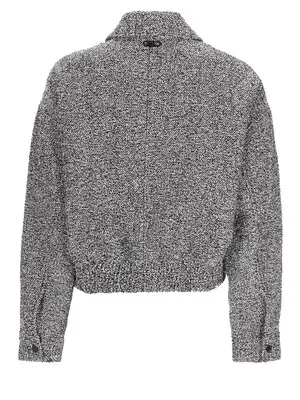 Michael Kors Giacca Bomber In Cotone Con Zip