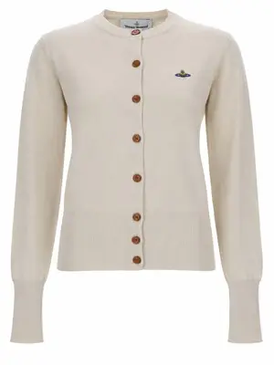 VIVIENNE WESTWOOD Cardigan "bea - White