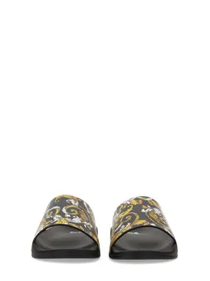 Versace Sandalo Slide Con Logo