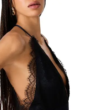 Steve Madden Phia Plunging Neck Gown