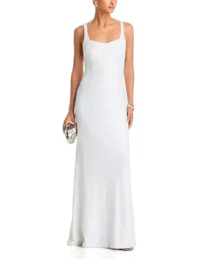 Ramy Brook Heather Sequined Gown