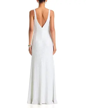 Ramy Brook Heather Sequined Gown