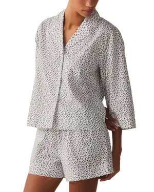 PETITE PLUME Olivia Cotton Short Pajama Set