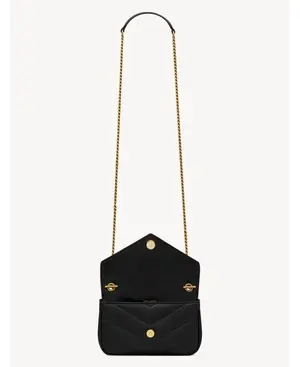 Saint Laurent Loulou Mini Shoulder Bag - Black