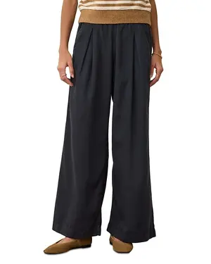 Marine Layer Allison Pleated Wide Leg Trousers