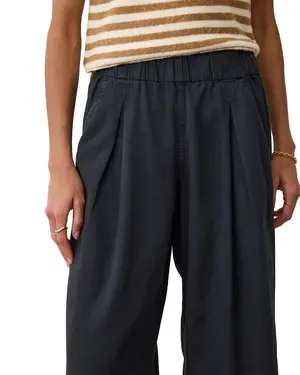 Marine Layer Allison Pleated Wide Leg Trousers