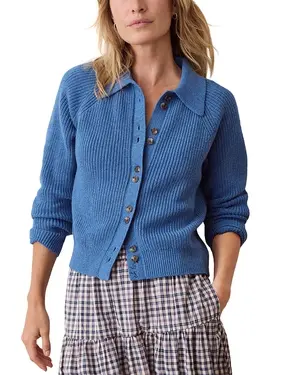 Marine Layer Parker Collared Long Sleeve Cardigan