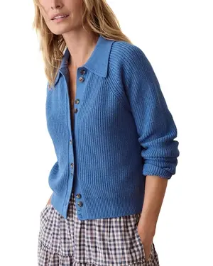 Marine Layer Parker Collared Long Sleeve Cardigan