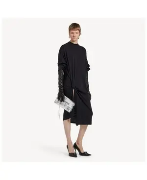 Balenciaga Le City Clutch With Chain