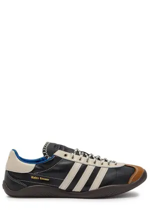 WALES BONNER Adidas X Karintha Panelled Leather Sneakers - Black