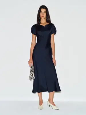 REFORMATION REFORMATION Tierra Dress Blue