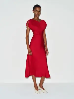 REFORMATION Tierra Dress - Red