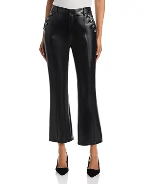 Cinq À Sept Suzette Cropped Faux Leather Pants