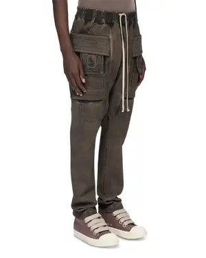 Rick Owens Creatch Regular Fit Cargo Drawstring Pants