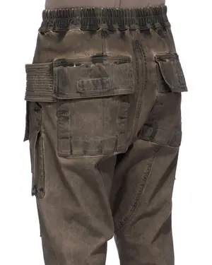 Rick Owens Creatch Regular Fit Cargo Drawstring Pants