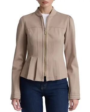 Bagatelle Pleated Peplum Jacket