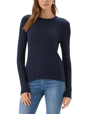 Karen Kane Ribbed Top - Navy