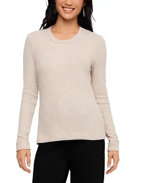 Karen Kane Ribbed Top - Oat