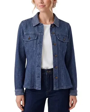 LIVERPOOL Flared Trucker Jacket