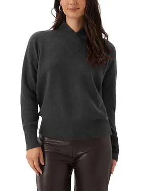 Karen Kane Shawl Collar Sweater - Black