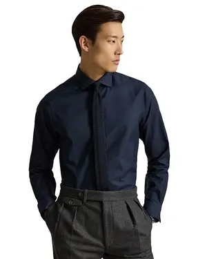 Polo Ralph Lauren Classic Fit Cotton Check Twill Shirt - Forest Black Multi