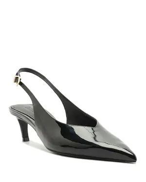 Schutz Alicia Patent Leather Slingback Pumps