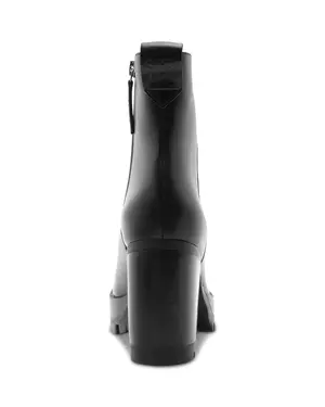 Schutz Leather Platform Boots