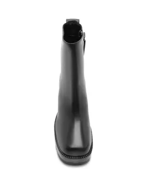 Schutz Leather Platform Boots