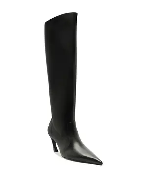 Schutz Lexi Mid Slouch Pointed Toe Boots