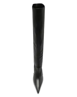 Schutz Lexi Mid Slouch Pointed Toe Boots