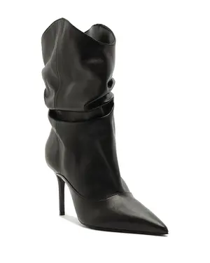 Schutz Maryana Slouch Leather Boots