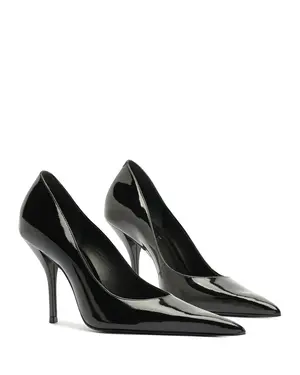 Schutz Miranda Patent Leather High Heel Pumps - Black