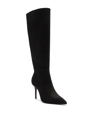 Schutz Mikki Up Nubuck Knee High Boots