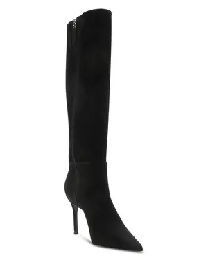 Schutz Mikki Up Nubuck Knee High Boots
