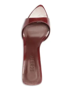 Schutz Elodie Patent Leather Heeled Sandals