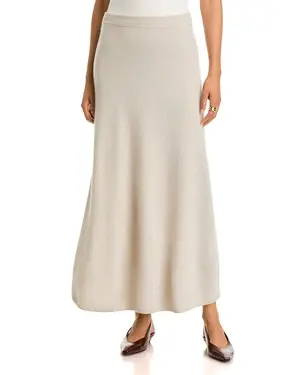 LISA YANG Dolly Cashmere Maxi Skirt - Oyster