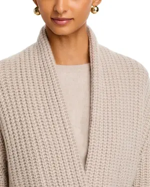 LISA YANG Jacqueline Cashmere Belted Cardigan - Sand
