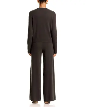 LISA YANG Sofi Cashmere Trousers - Dark Fern