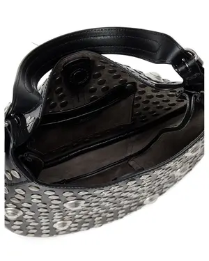 Polo Ralph Lauren Studded Leather Shoulder Bag