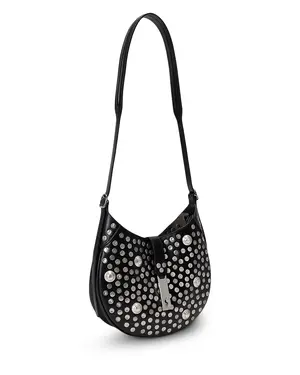 Polo Ralph Lauren Studded Leather Shoulder Bag