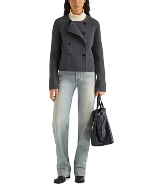 Proenza Schouler White Label Courtney Double Breasted Jacket