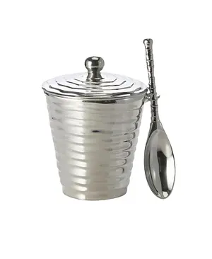 LUNARES Aquos Ice Bucket With Scoop - Silver