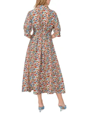 Vince Camuto Printed Button Up Shirt Dress