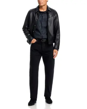 John Varvatos Rodney Modal Abstract Crosshatch Shirt