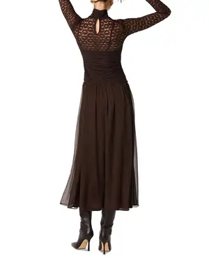 Astr The Label Camila Mixed Media Maxi Dress