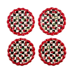 MACKENZIE-CHILDS Mon Cheri Small Plates, Set Of 4 - Multi