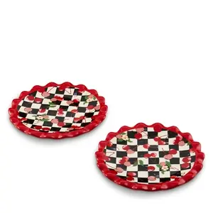 MACKENZIE-CHILDS Mon Cheri Small Plates, Set Of 4