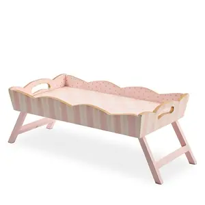 MACKENZIE-CHILDS Check Breakfast Tray - Rosy